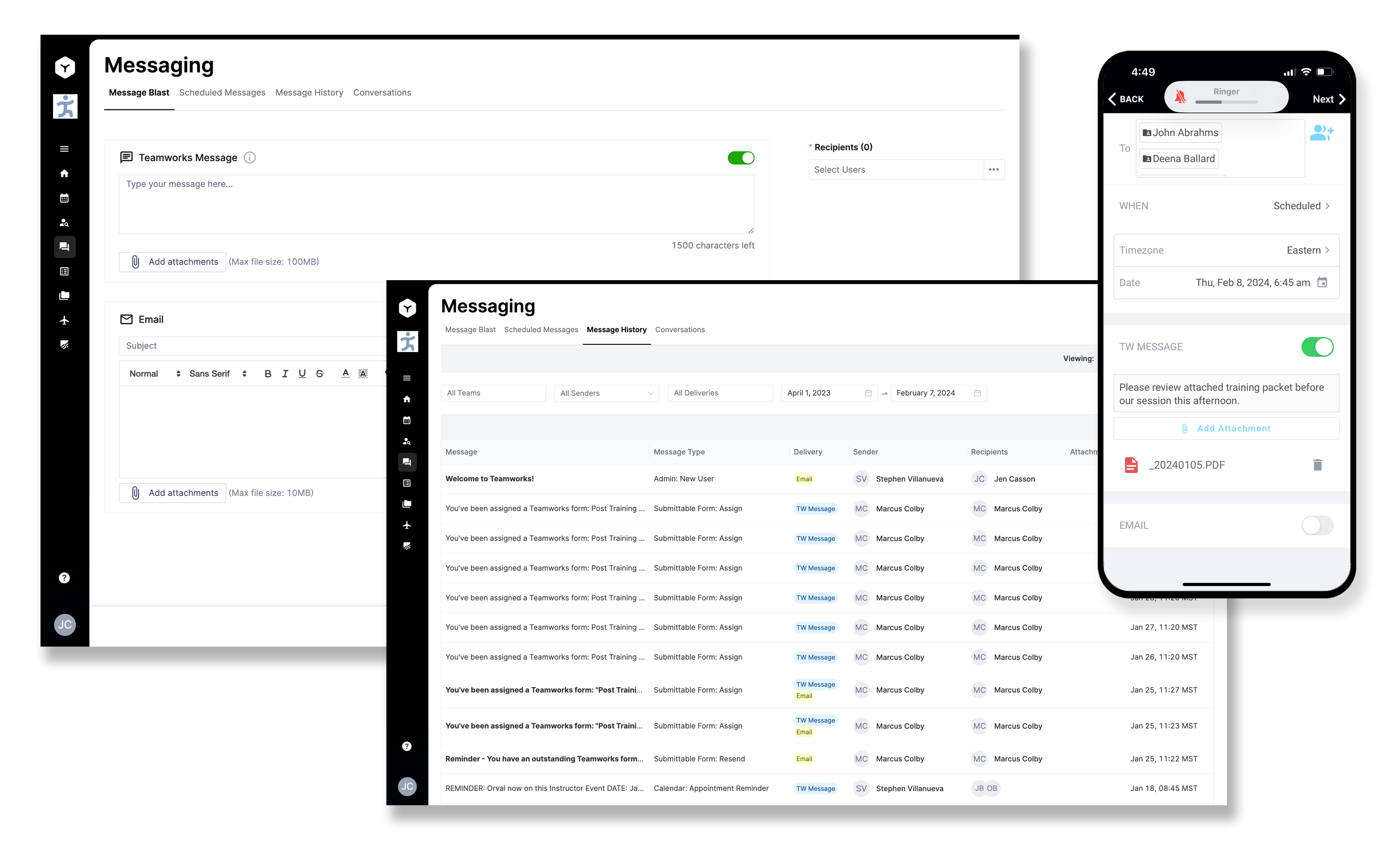 Teamworks Hub for First Responders